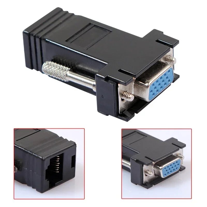 VGA адаптер RJ45 Female