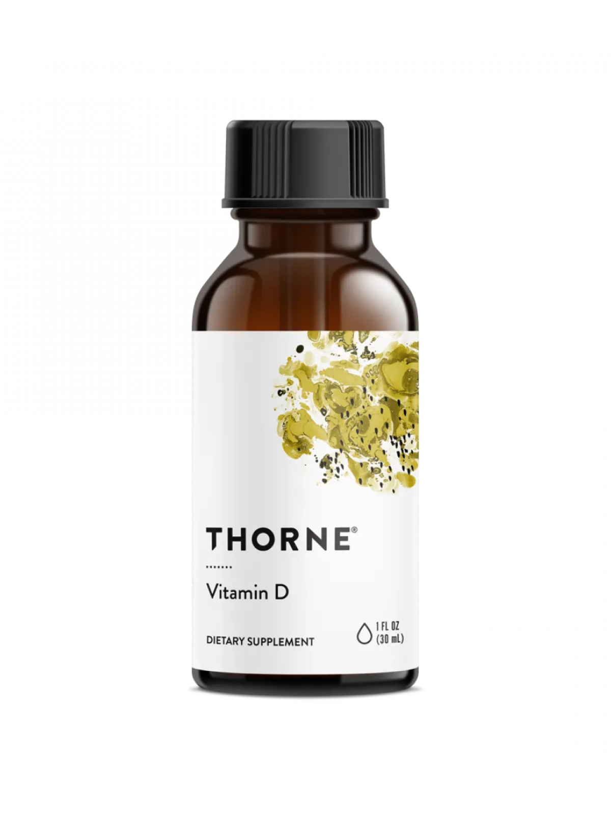 Витамин Д, Vitamin D, Thorne Research, 1 жидкая унция (30 мл)