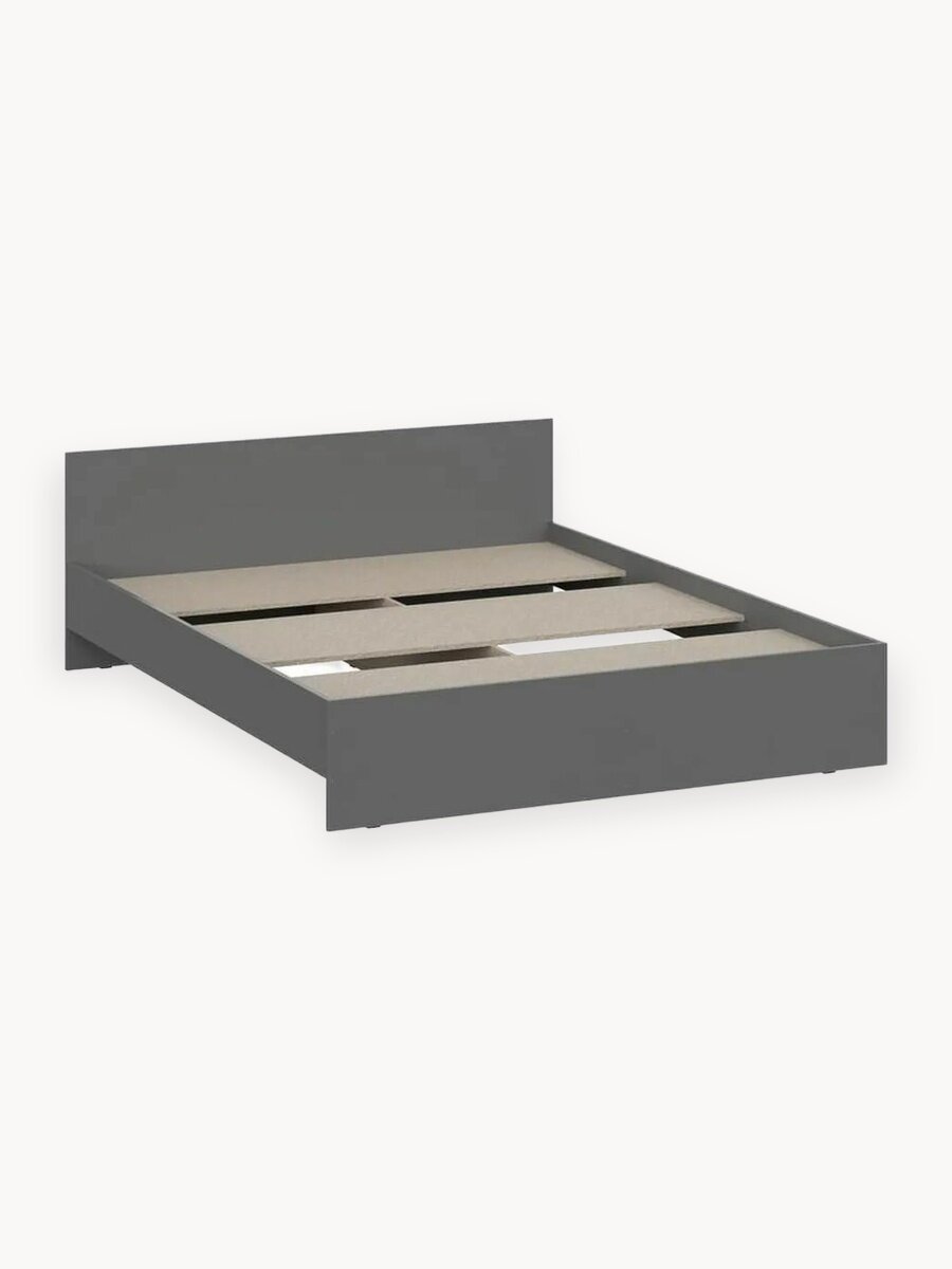 Двуспальная кровать Правила мебели Тайлер 163.6 x 205.2 x 66 см