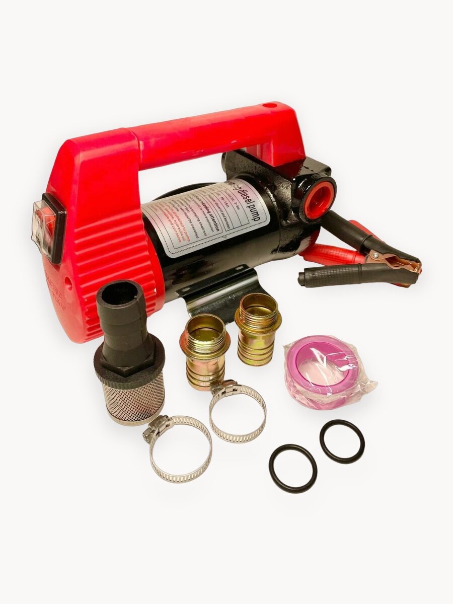 Насос помповый 12V 200 W, 50 л/мин. для перекачки топлива, технических жидкостей, дизеля, керосина, масел, антифриза