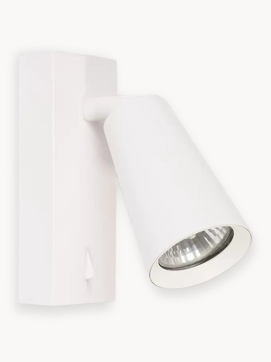 Светильник настенный с выключателем поворотный