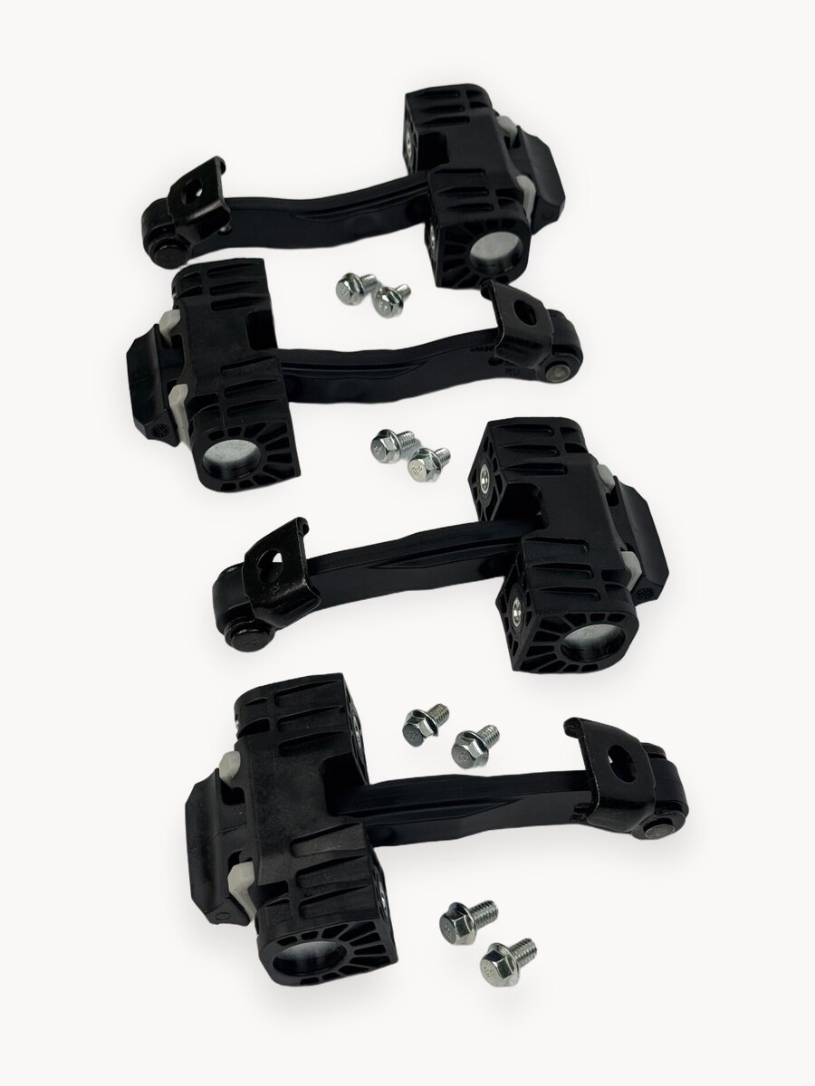 Комплект ограничителей задней/передней двери нового образца три положения фиксации на Лада Веста Lada Vesta (4шт)