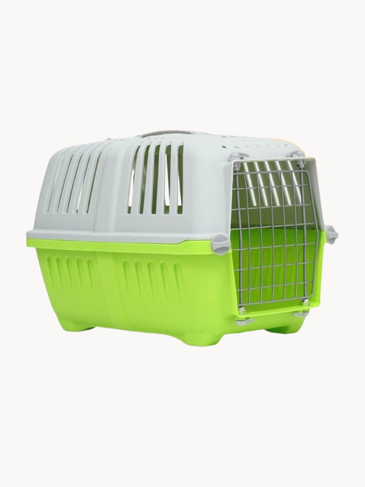 Переноска для животных пластиковая 47 х 30 х 35 см, вес до 9 кг, зелёная