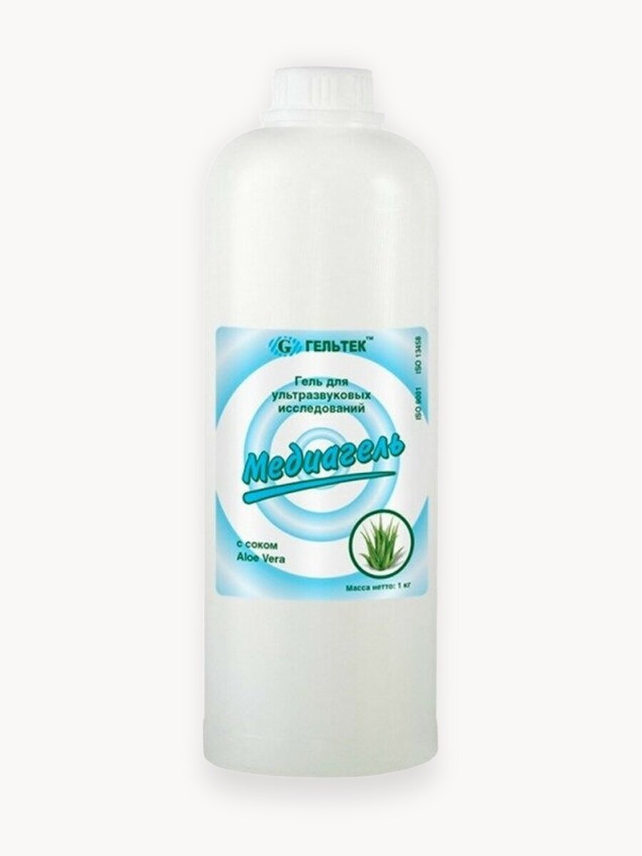 Гельтек Гель с соком Aloe Vera для ультразвуковой диагностики и терапии "медиагель", 1 кг