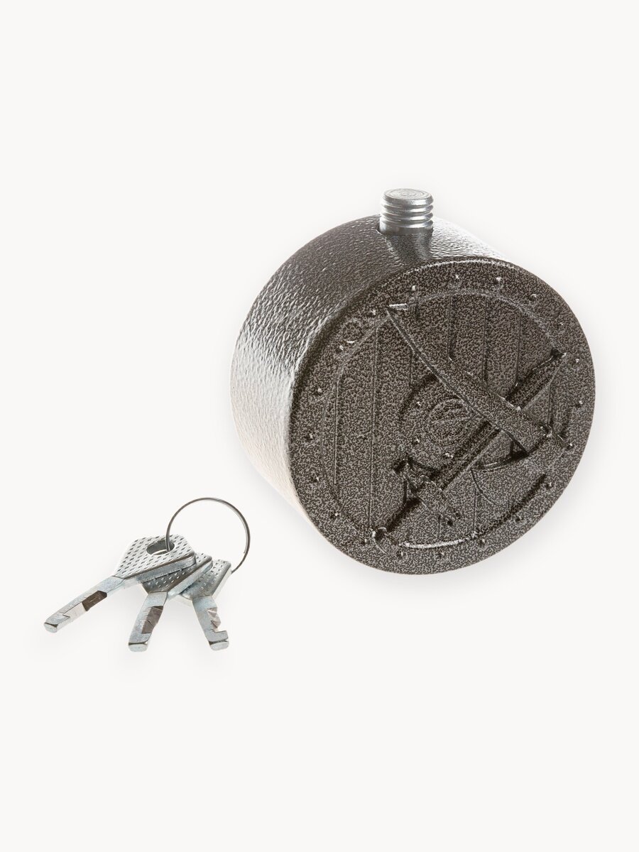 Навесной замок ЧАЗ ВС2-11 надежный аллюминиевый, производство Россия, 3 ключа в комплекте