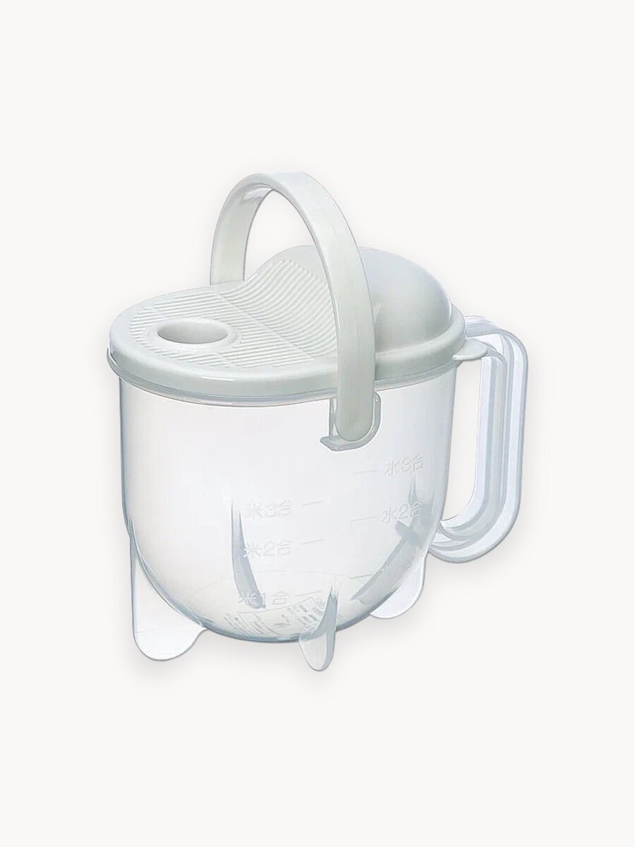 Дуршлаг для мытья круп и ягод, рисомойка, крупомойка, с крышкой, Marmuss.