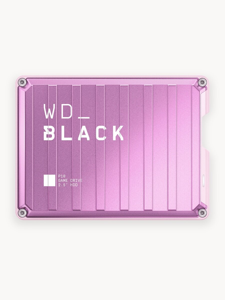 Игровой жесткий диск Western Digital WD Black P10 pink объемом 4ТБ портативный внешний жесткий диск, совместимый с PS5