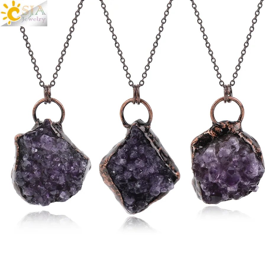 Подвеска CSJA Jewelry, фиолетовый — фото 1