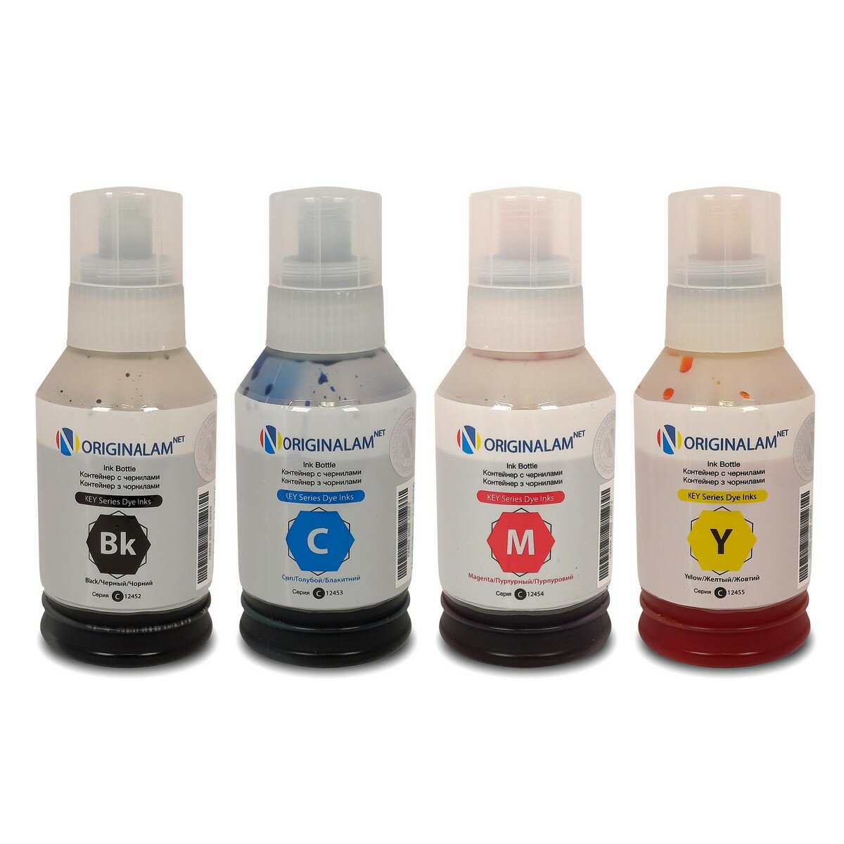 Чернила Originalamnet (водные) для Canon (GM) 4 цв. по 127 мл (Bk, C, M, Y)