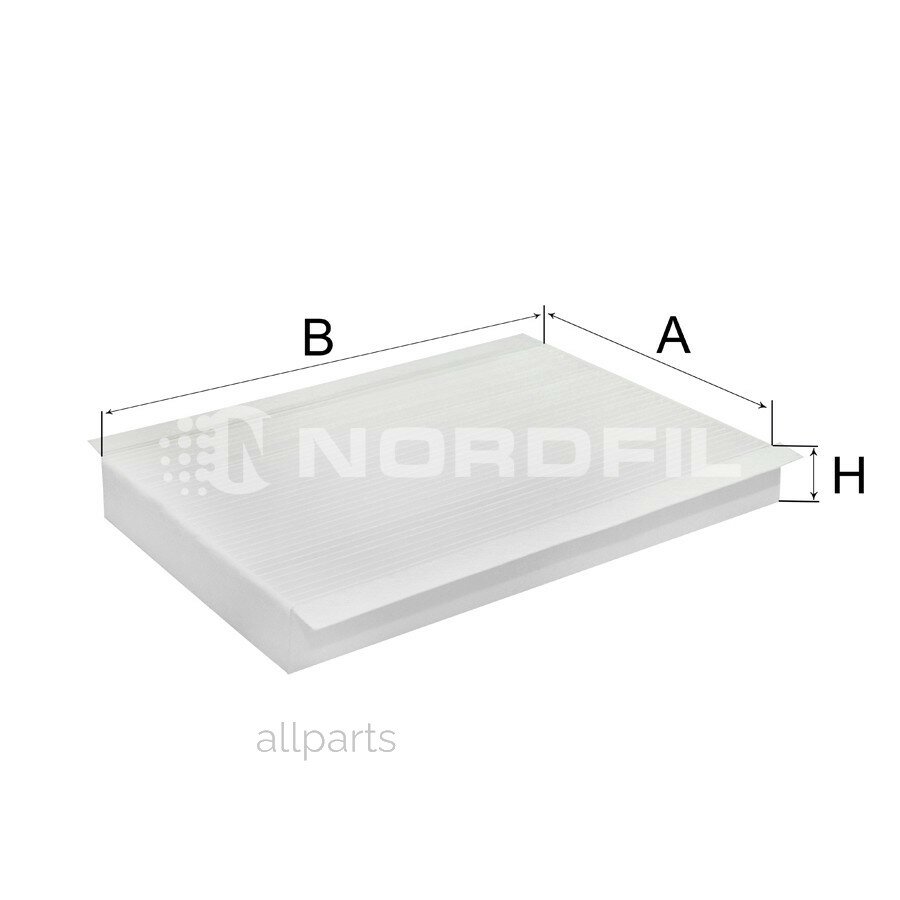 NORDFIL CN1301 Фильтр салона MERCEDES-BENZ SPRINTER III (907 910) VITO III (447) V-CLASS II (447)