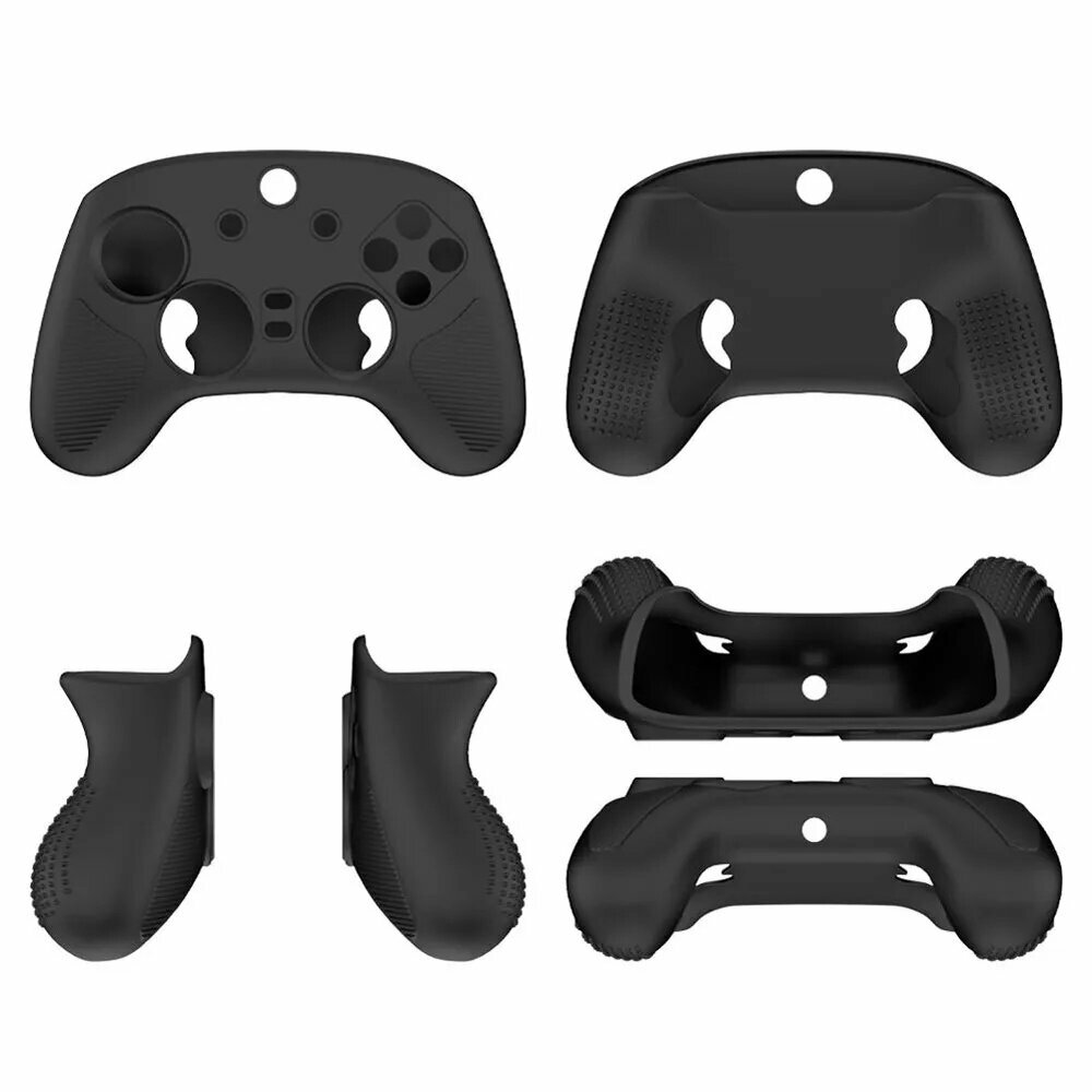 Защитный чехол с силиконовой ручкой для геймпада Razer Wolverine V3 Pro (черный)
