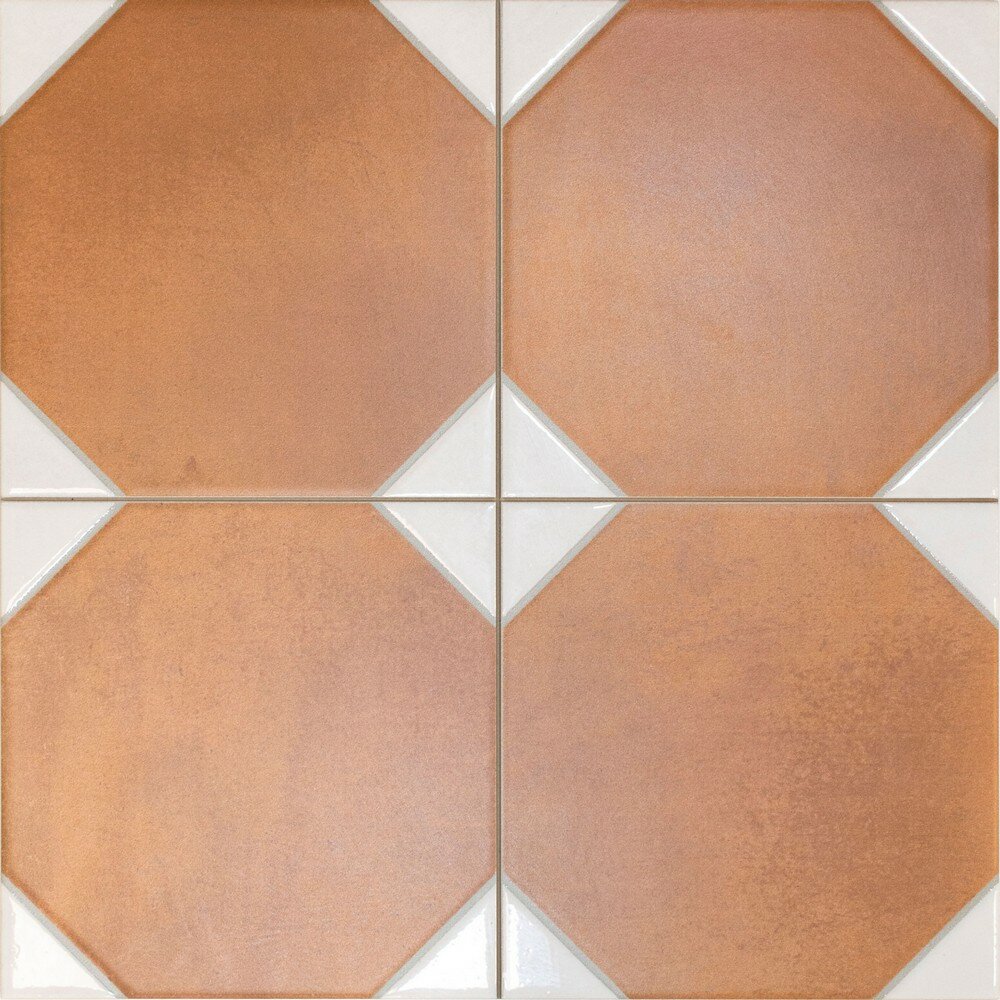 Керамический гранит Realonda Dover Cotto White 33х33, квадратная, узор, матовая, 33*33 см (цена за 1 м2)