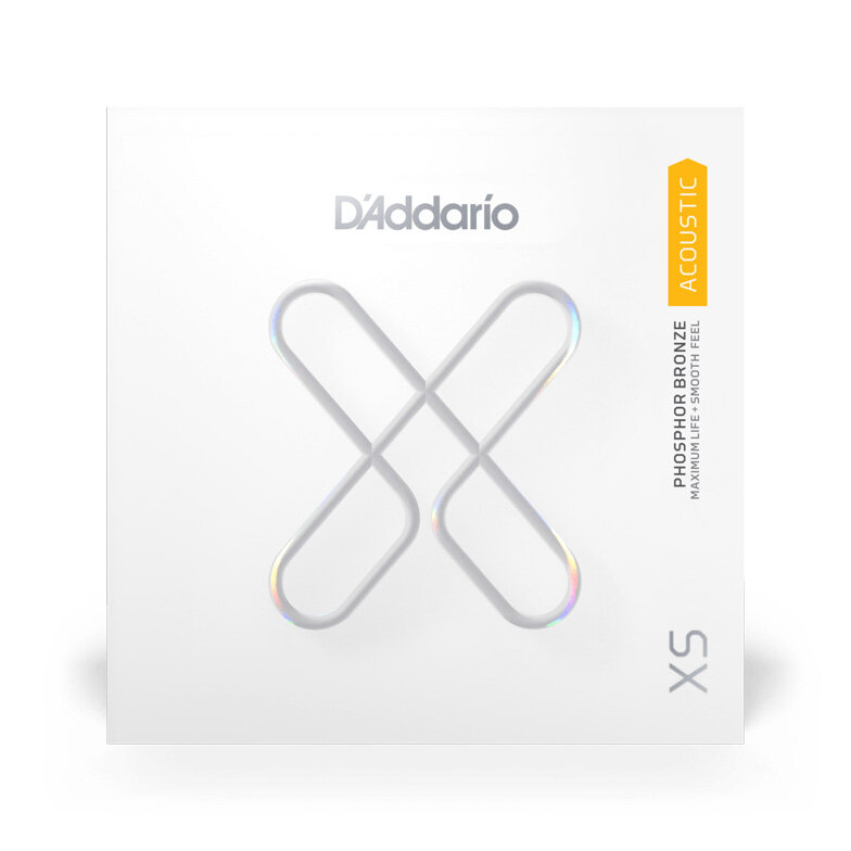 D'Addario XSPB048 XS Отдельная струна для акустической гитары, фосфорная бронза, .020