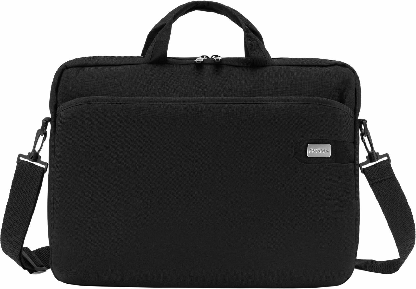 Сумка для ноутбука DIGMA R-211, 15.6", черная, полиэстер (R211BK)