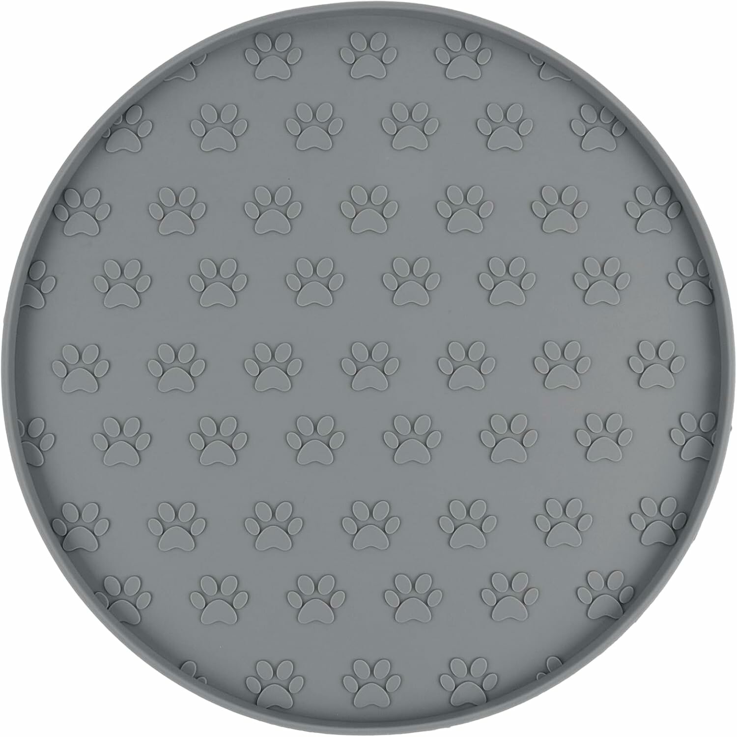 DINGXIAN Коврик силиконовый для кормления собак и кошек, непроливайка с высоким бортиком, нескользящий, моющийся, водонепроницаемый