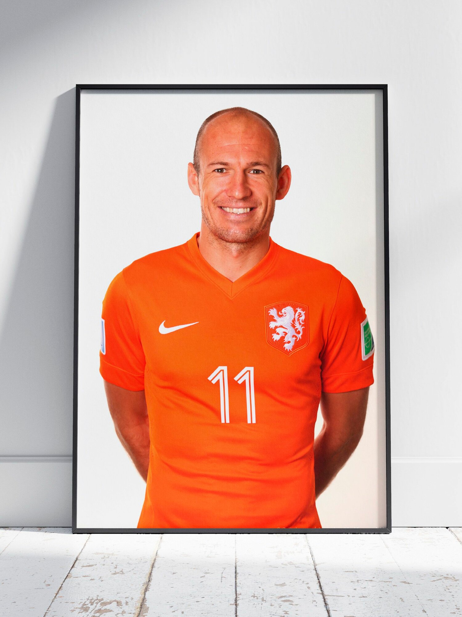 Плакат на стену для интерьера Реал Мадрид (Арьен Роббен - Arjen Robben 2) - Постер по спорту и физической активности формата A4 (21x30 см)