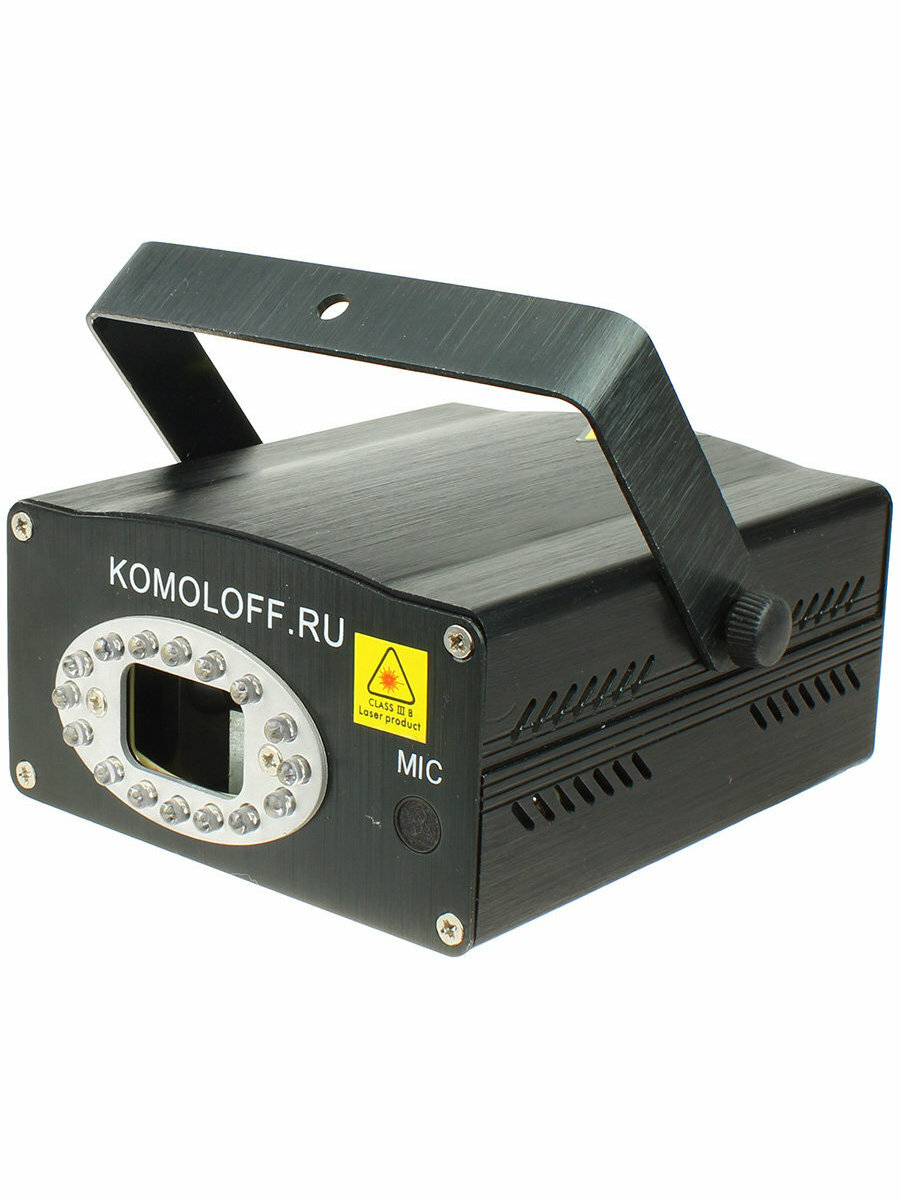 Лазерное шоу Komoloff, цвет зеленый, красный, NE070F
