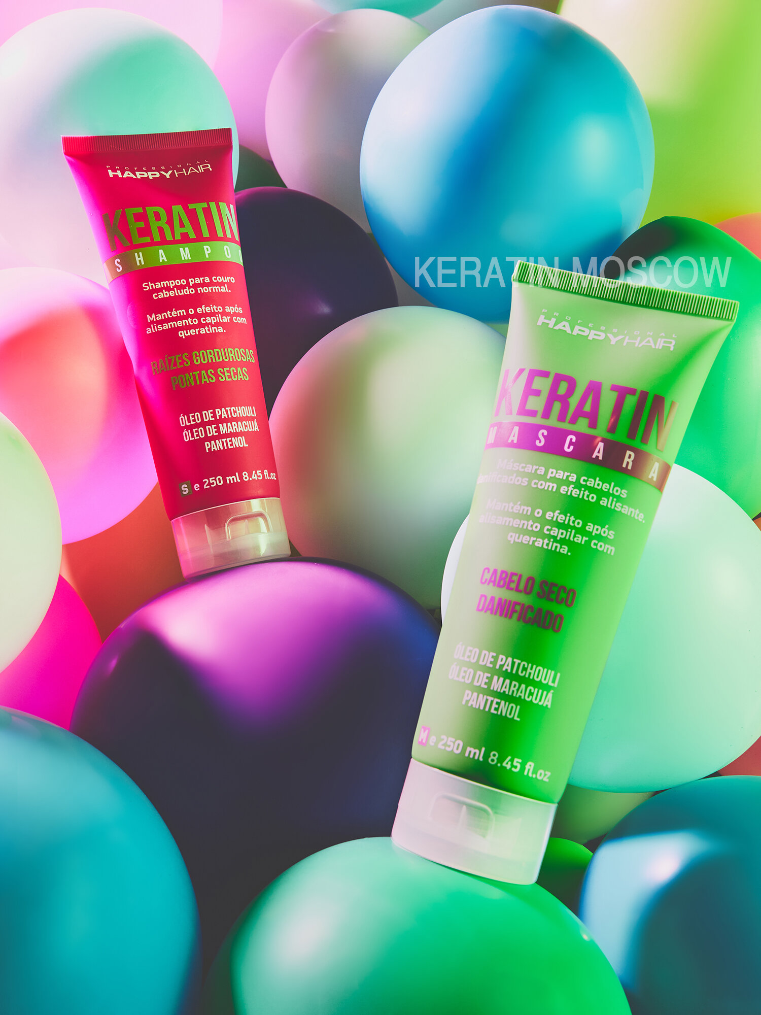 Keratin Шампунь Маска для волос