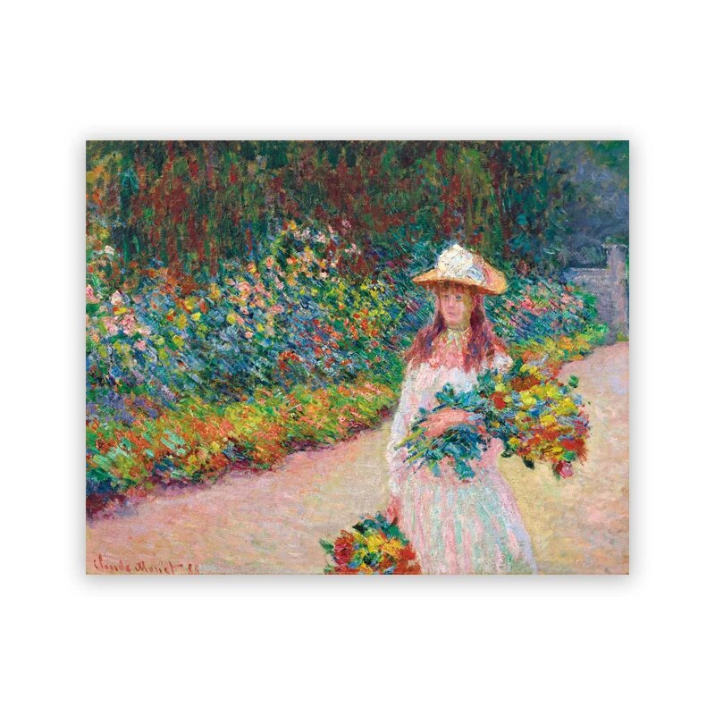 Настенный принт "Импрессионист Моне" wall's tale Белый, PC6310, 30x40 cm No Frame