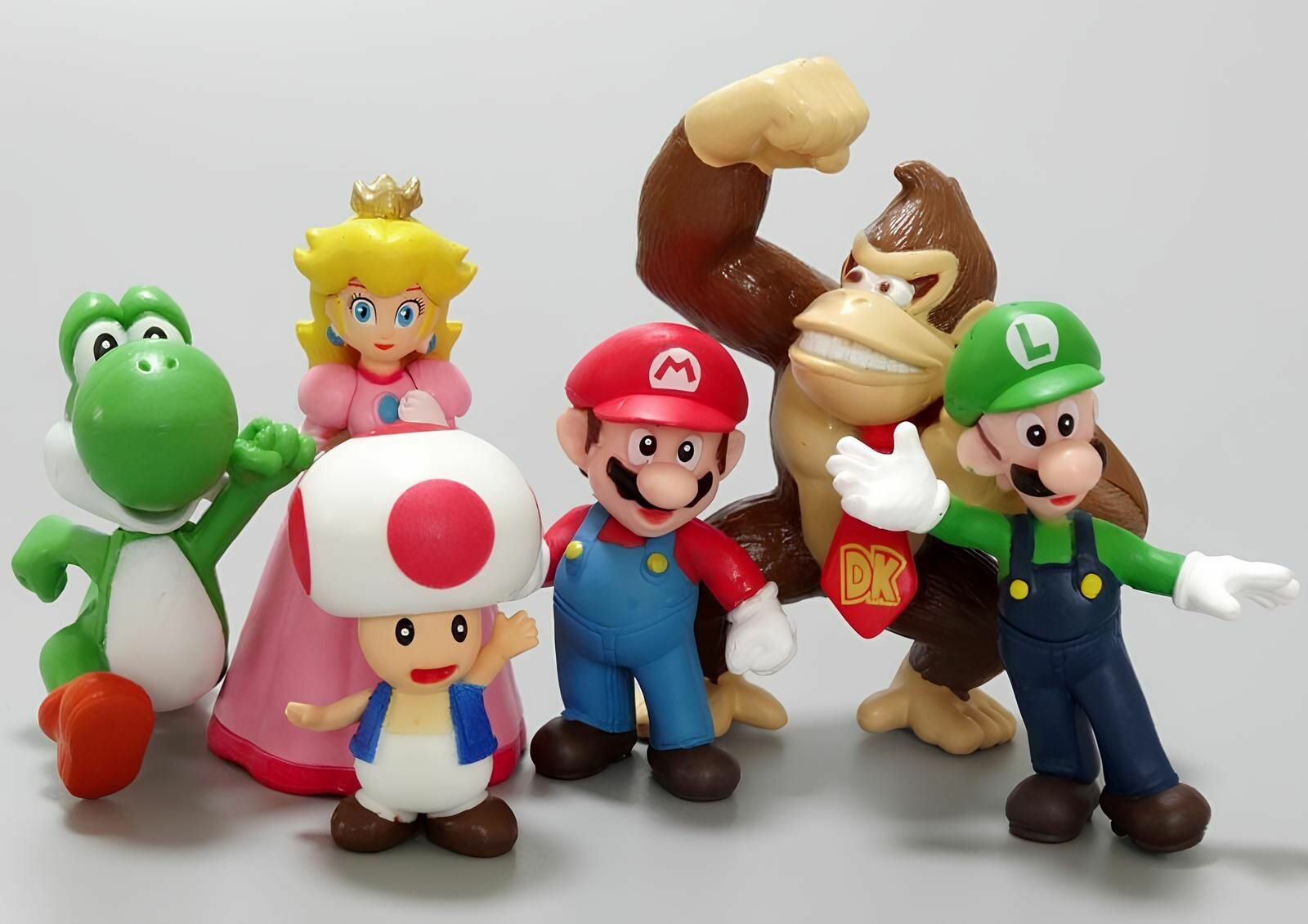 Набор фигурок Марио / Mario 6шт (3-7см, пакет)