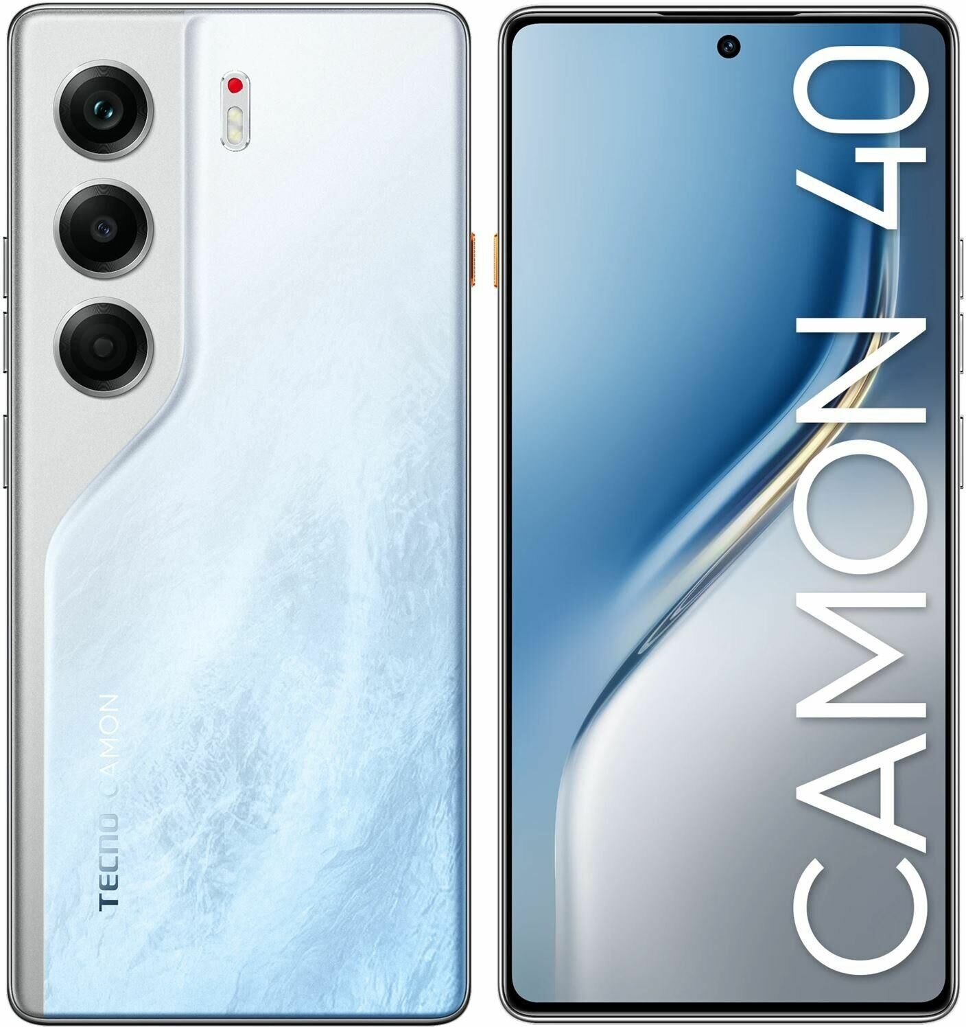 Смартфон TECNO Camon 40 12/256Gb белый CM5 256 12 GLACIER