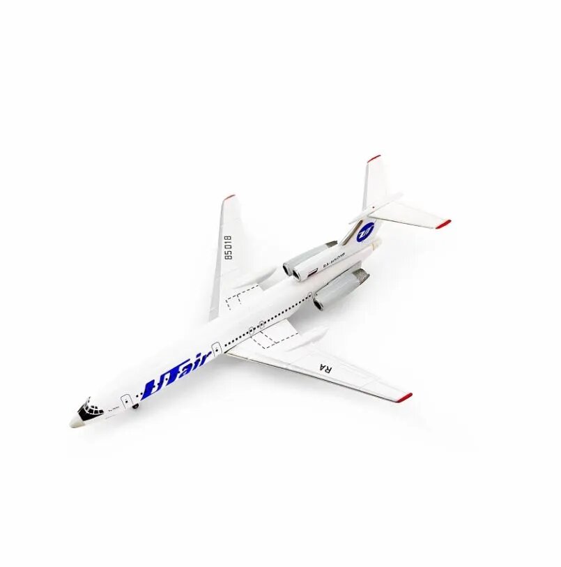 Масштабная модель самолёта UTair Ту-154М коллекционная фигурка