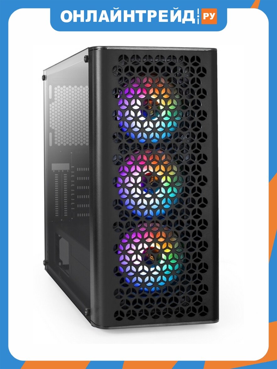 Корпус Exegate EVO-9202, черный (EX294965RUS)