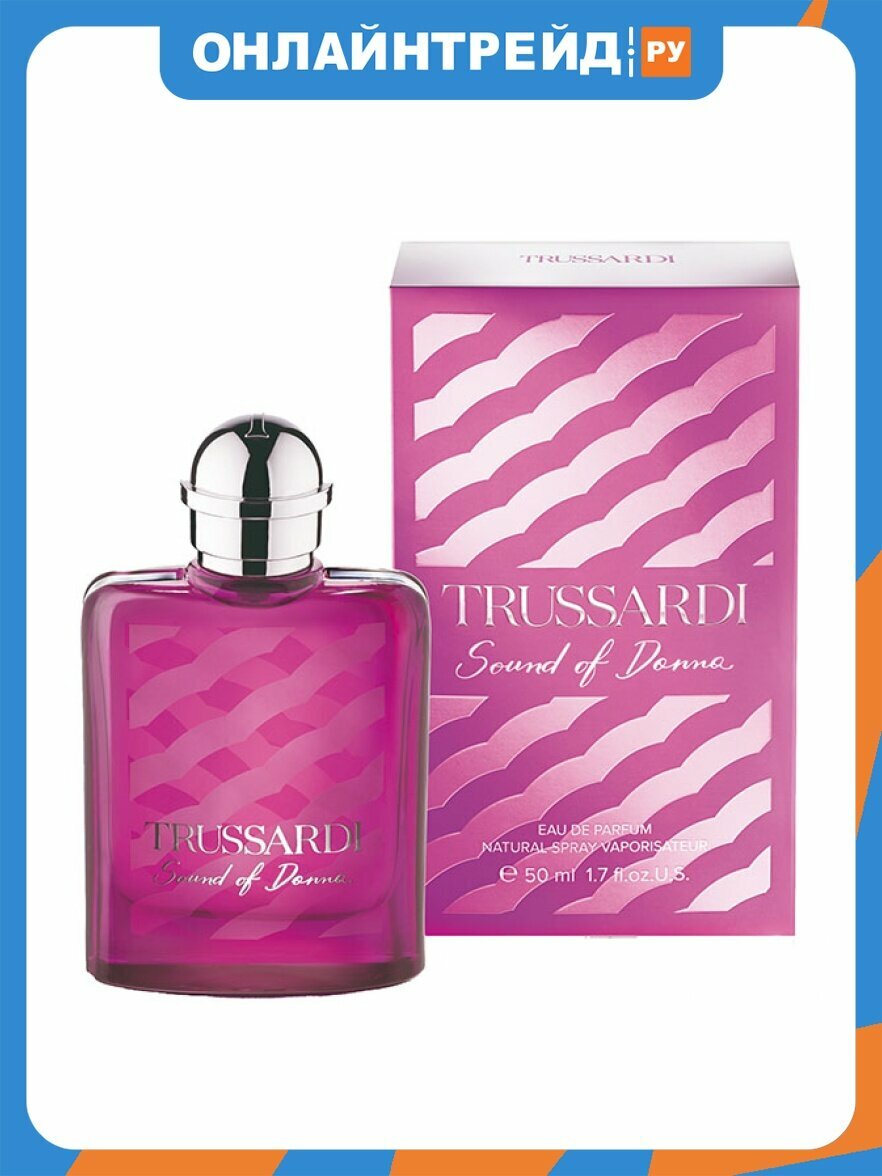 Женская парфюмерная вода Trussardi Sound of donna, 50 мл