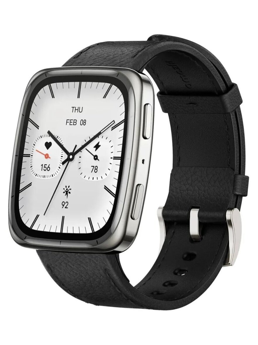 Смарт-часы Amazfit Active 2S A2440, 1.75", черный/серебристый