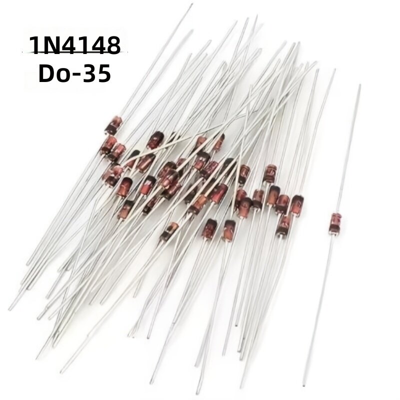 30 шт. 1N4148 DO-35 IN4148 быстродействующий переключающий диод 100V 200mA
