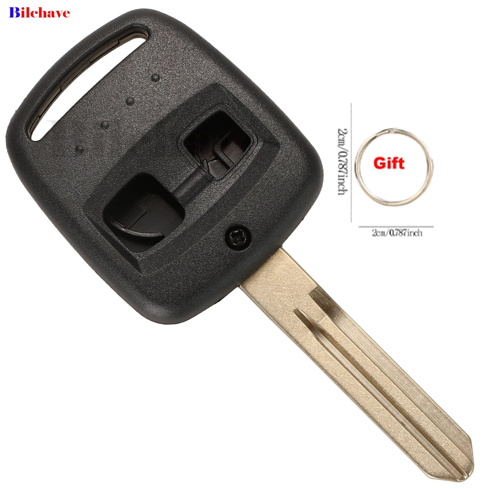 Сменный корпус ключа-пульта Jingyuqin с 2 кнопками для Subaru Forester, Legacy, NSN14 Key Shell
