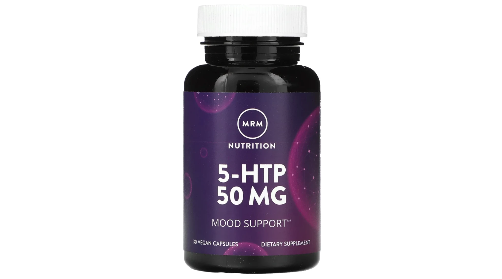 MRM Nutrition, 5-HTP 50 мг для поддержки настроения и сна 30 вегетарианских капсул без глютена