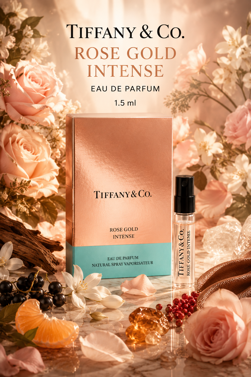 Tiffany & Co. Rose Gold Intense женская парфюмерная вода 1.5 мл пробник Vials
