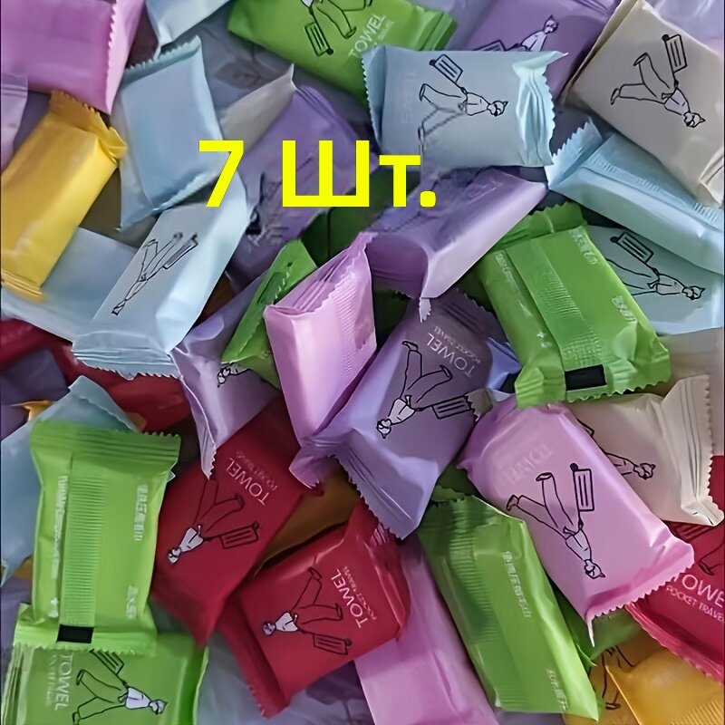 Одноразовые полотенца из нетканого материала 70 г/м², разноцветные, 9,45 × 11,81 дюйма, для ванной, салона красоты, путешествий и фитнеса