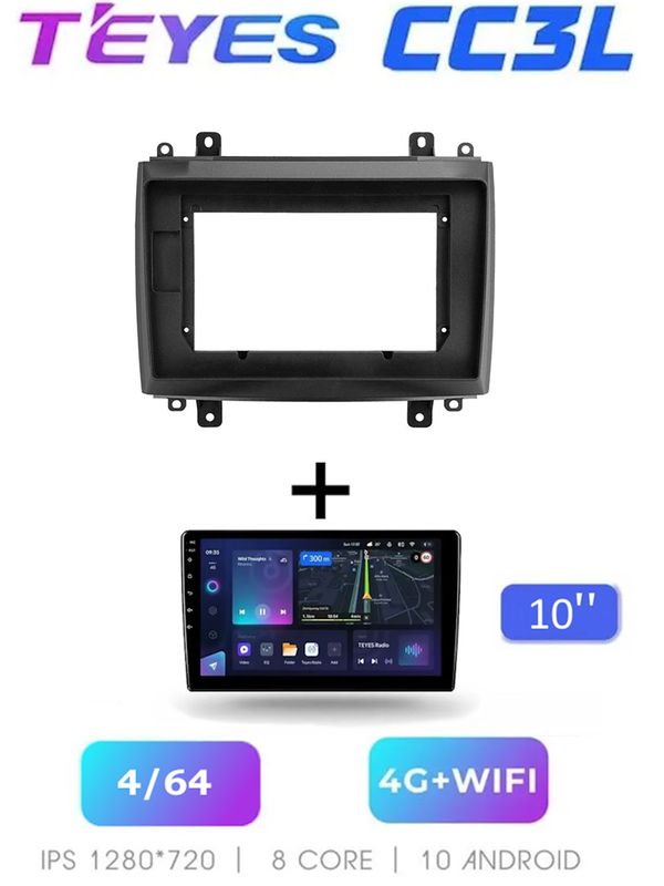 Магнитола Teyes CC3L 4/64 Gb 10 дюймов Cadillac CTS 2002-2007 SRX 2003-2009