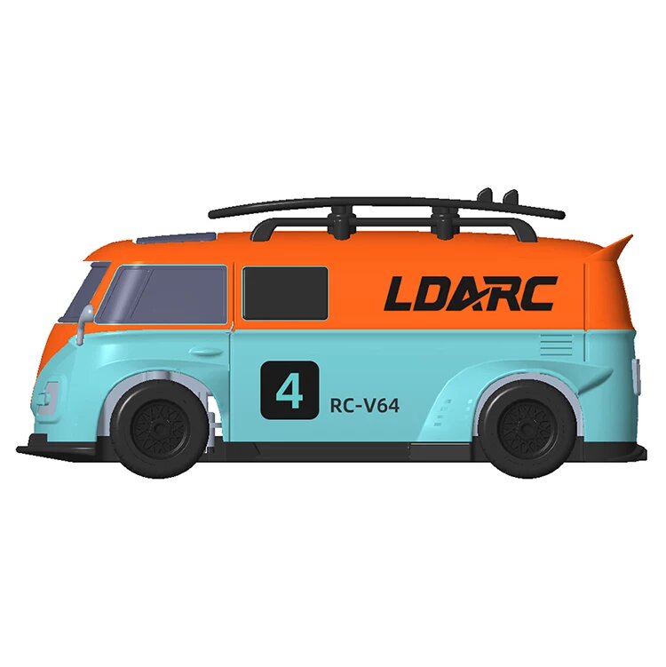 LDARC V64-BNR 1:64 шкала RC автомобиль в оранжевом цвете, без пульта управления, в наличии