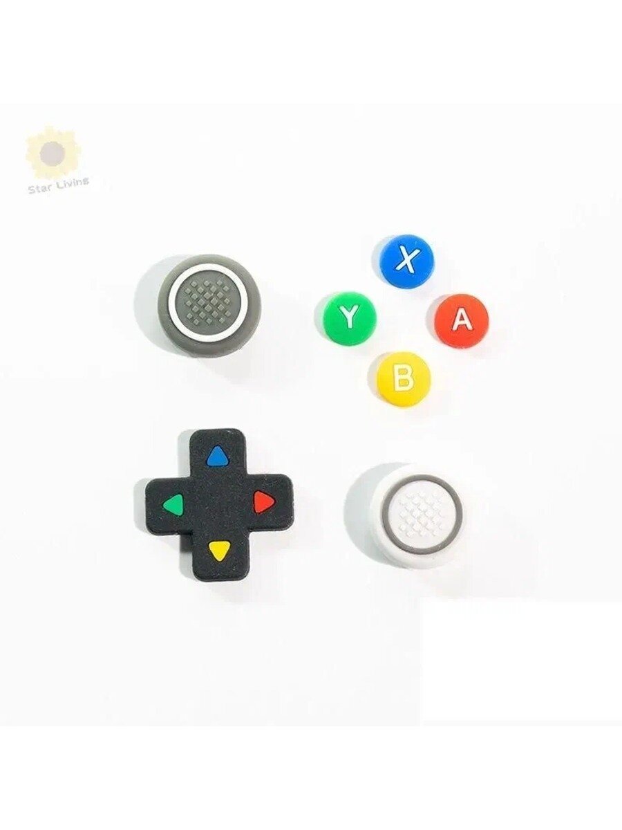 Набор накладок на кнопки и стики Nintendo Switch lite, Цвет Разноцветный C8P
