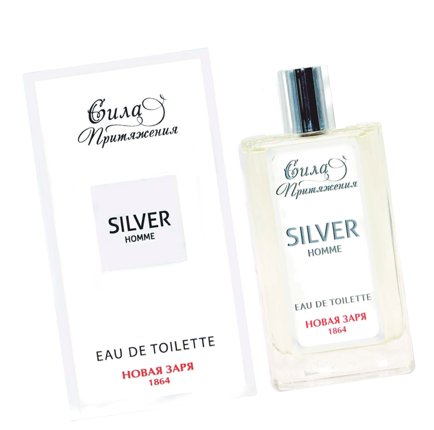 Мужская туалетная вода Nouvelle Etoile Silver 100 мл - Новая Заря Серебро одеколон