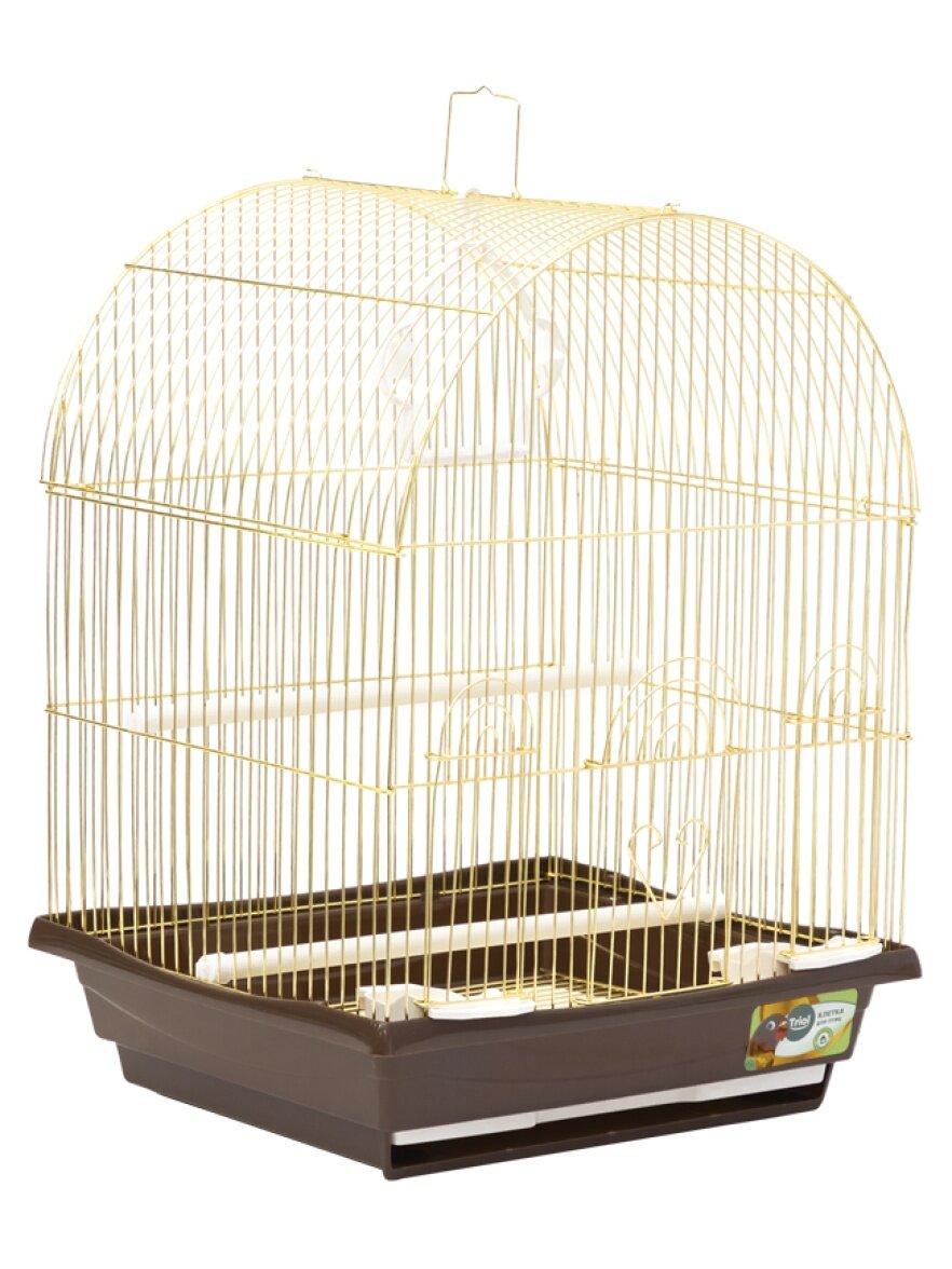 Клетка Triol 4000G для птиц, золото, 350*280*460мм