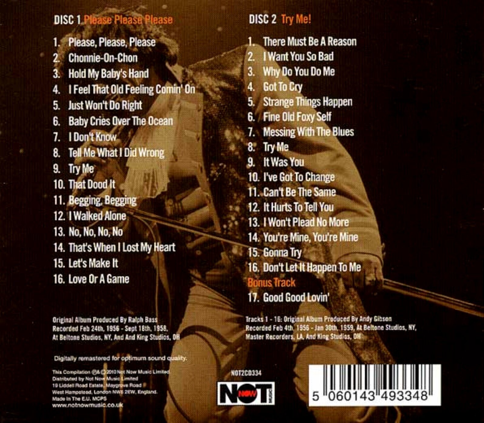 Компакт-диск James Brown - Please, Please, Please (2CD) — фото 1