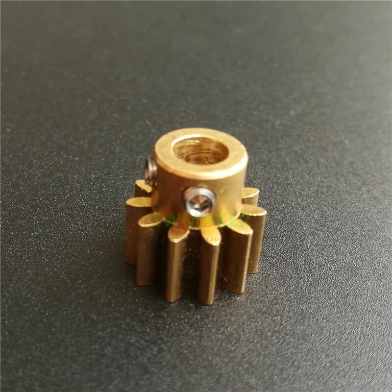 SEEJIE Brass Metal Spur Gear 1M 11T для Nema 17 шагового двигателя