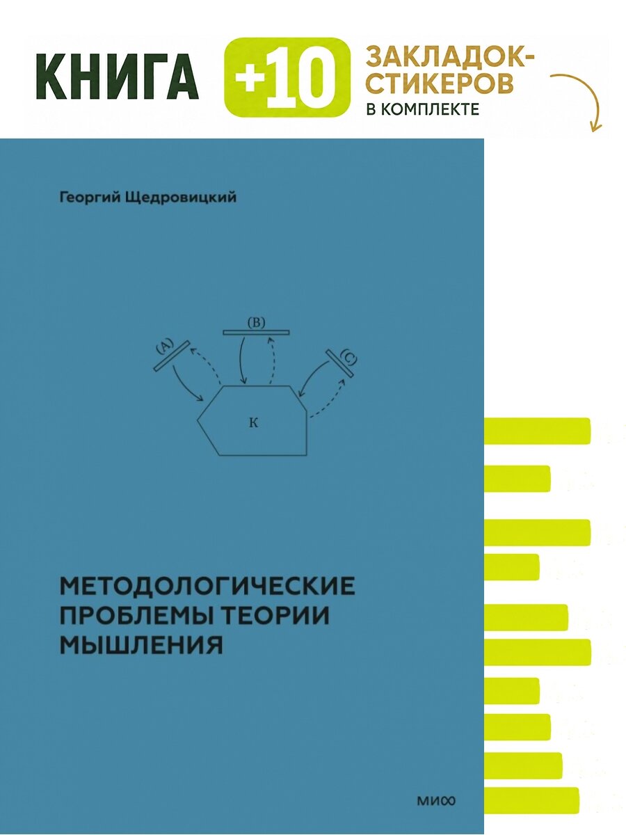 Методологические проблемы теории мышления. Комплект: книга + 10 закладок-стикеров