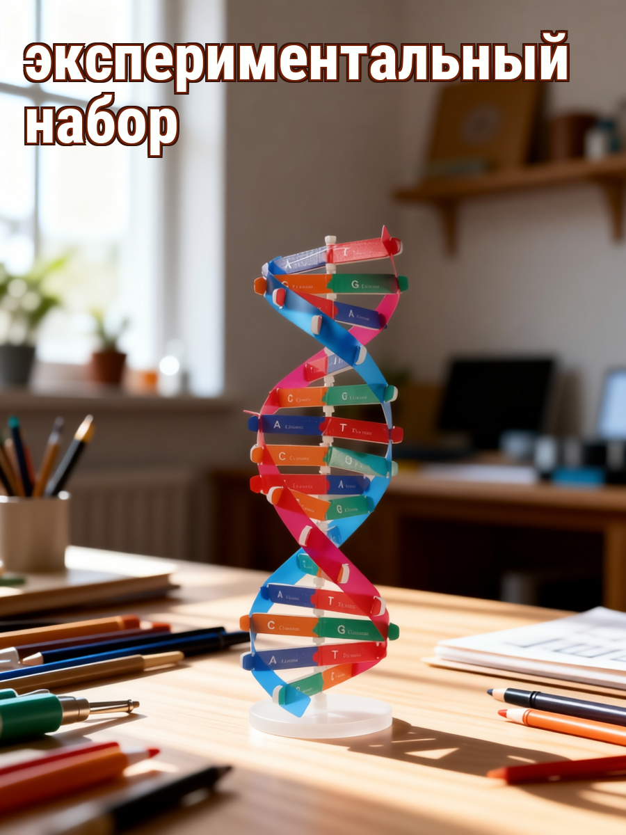Модель Двухспиральной Днк Набор Для Изучения Науки 18X13.5X1Cm