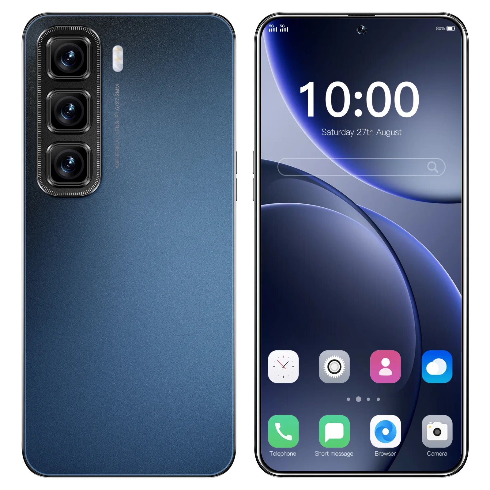 Глобальная версия Hot 70 Pro, 7.3" HD, высококачественный оригинальный 5G Синий, 22GB 2TB, Black