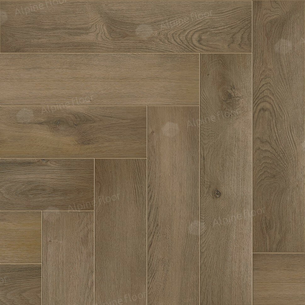 SPC-Ламинат Alpine Floor ДУБ насыщенный ЕСО 13-7 MC 7805 (цена за упаковку 1.950 м2)