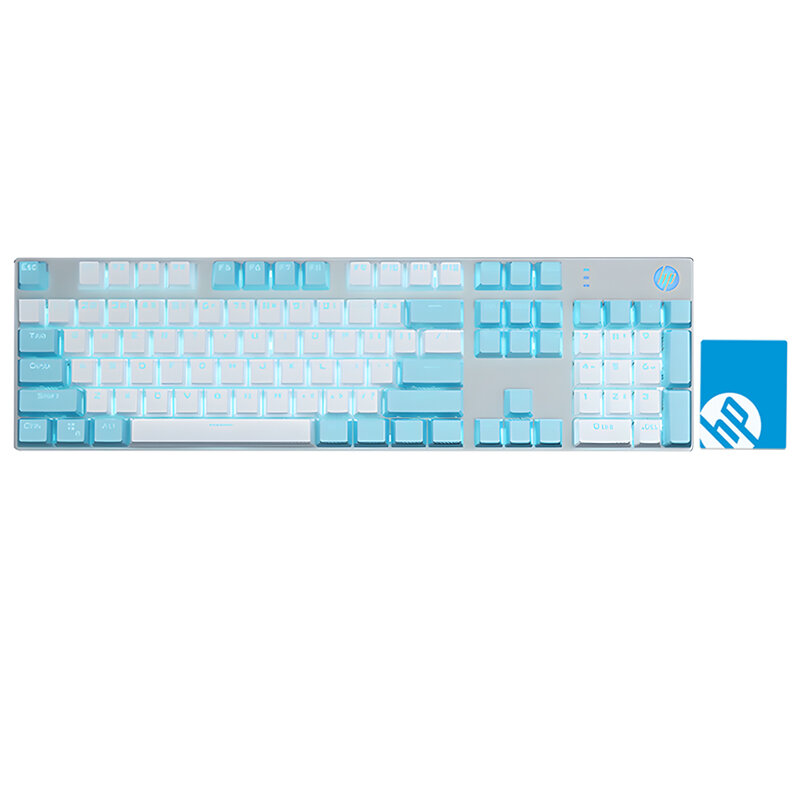 Клавиатура унисекс HP 6361480 Blue Switch, механическая, USB, полноразмерная, с подсветкой