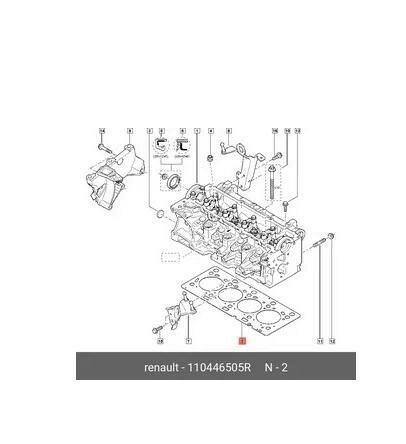 Прокладка ГБЦ RENAULT 110446505R 1.5 D