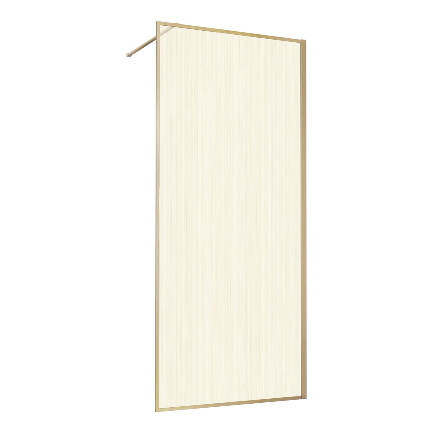 Душевая перегородка Vincea Walk in HP Art 200х100 VSW-1HP100GWBG брашированное золото