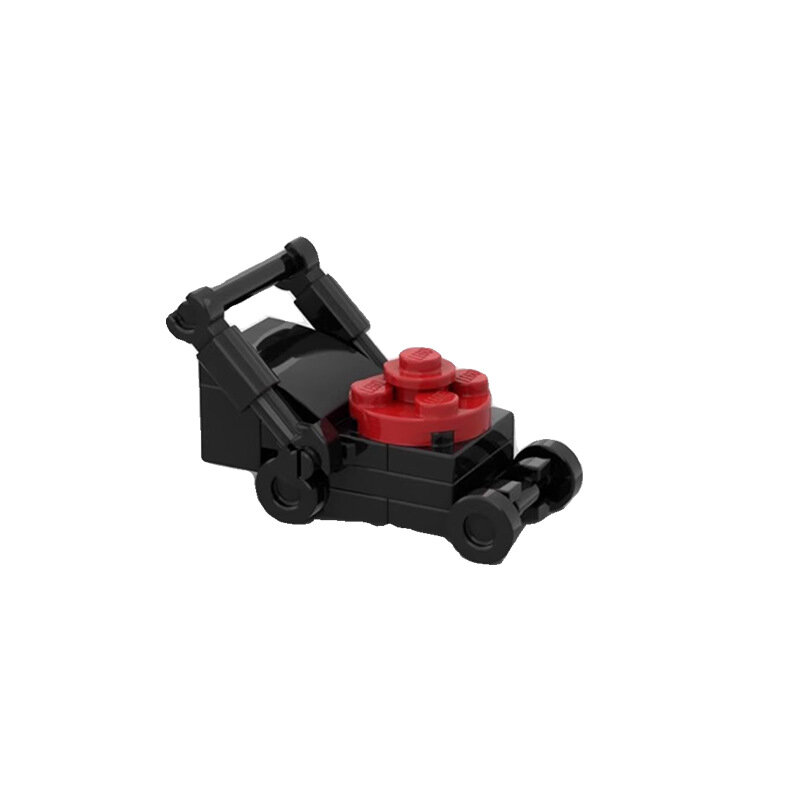 Игрушечный строительный блок из мелких частиц MOC-162613, модель мини-газонокосилки для сцены