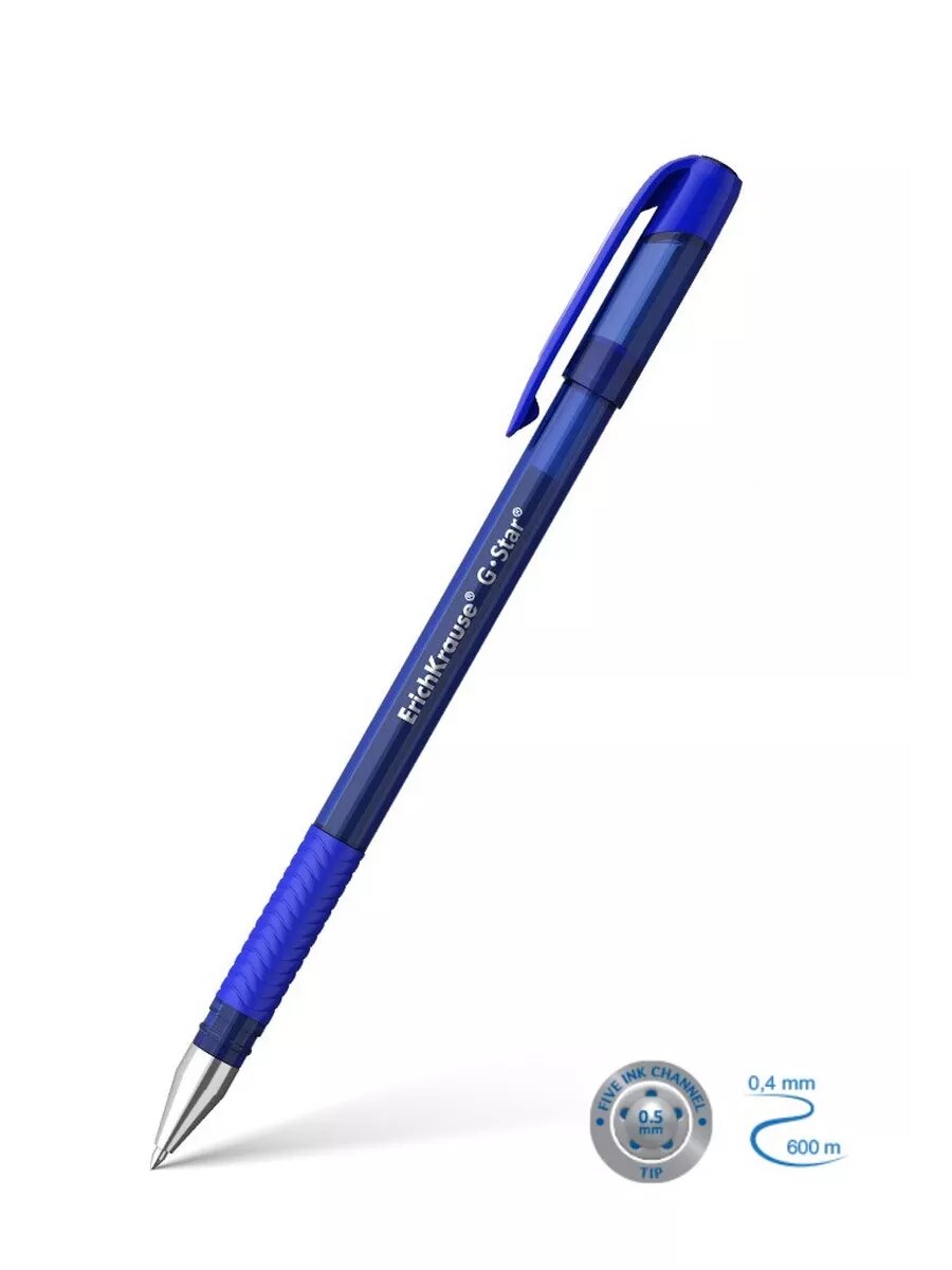Ручка гелевая G-Star Stick Original , цвет чернил синий